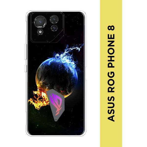 Силиконовый чехол на Asus ROG Phone 8 / Асус Рог Фон 8 "Космос 7 ...