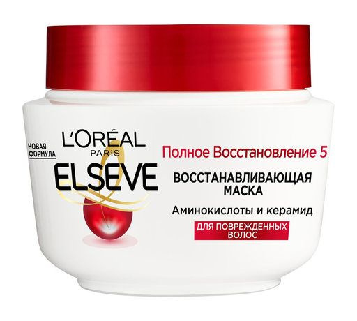 Маска для поврежденных волос L'Oreal Elseve Полное Восстановление 5 ...
