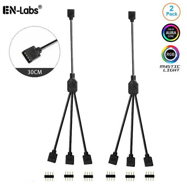 12V 4-Pin RGB 3 порта сплиттер хабы светодиодная лента сплиттер кабель ...