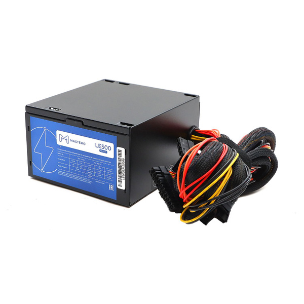 Блок питания 500 Вт ATX Mastero LE500, 120 мм, 80 Plus, Retail (LE500 ...