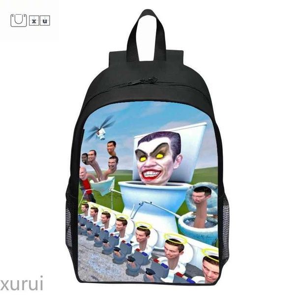 Рюкзак-skibidi toilet сумка xurui - купить с доставкой по выгодным ...