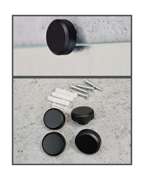 Крепление для зеркала к стене D25mm, зеркалодержатель, черный купить на ...