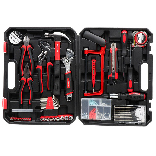 Набор слесарных инструментов Bartex, Слесарь, сталь, кейс, 100 пр купить на OZON по низкой цене ...