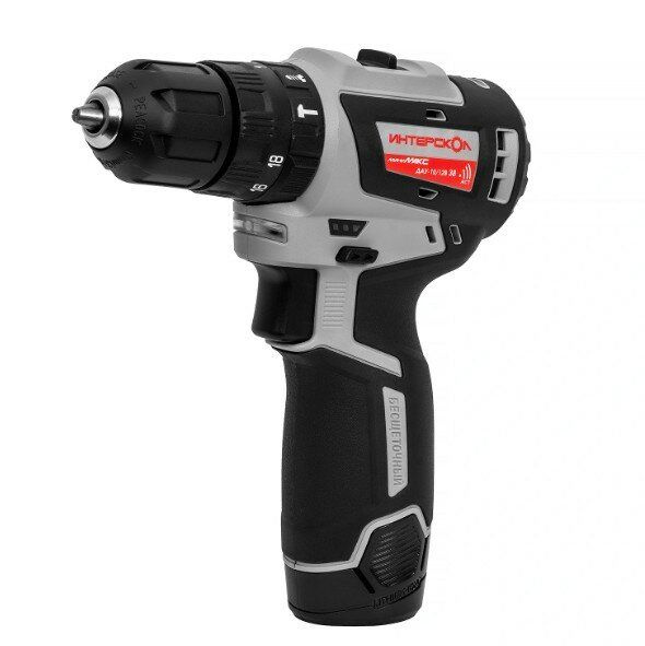 Дрель-шуруповерт Интерскол ударная Интерскол ДАУ-10/12В, арт. 767.2.2 ...