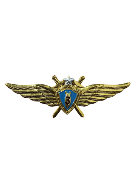 Знак нагрудный Классность ВКС / ВВС штурман 3 класс закрутка - купить с ...