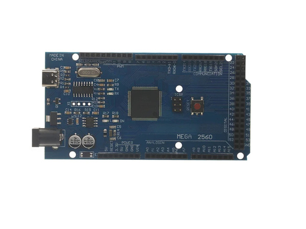 Плата Arduino Mega 2560 (ATmega2560) синяя (Type-C) - купить с ...
