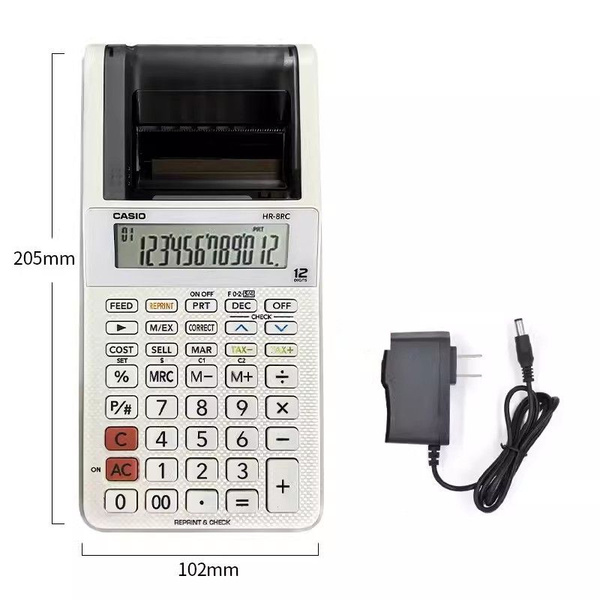 Калькулятор с принтером/Инженерный калькулятор CASIO HR-8RC - купить с ...