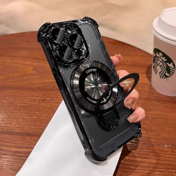 Защитный чехол для телефона с прозрачным кронштейном для iPhone 15 14 ...