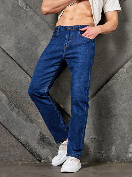 Джинсы Мужской Romario Bilini синий, темно-синий Джинс, размер 52 ...