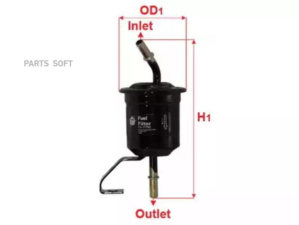 Фильтр топливный Sakura FS11760 - купить по выгодным ценам в интернет ...