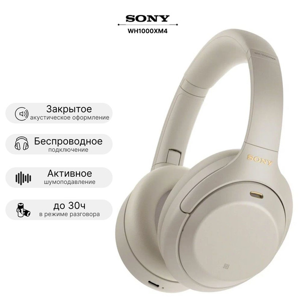 Вопросы и ответы о Беспроводные наушники Sony WH1000XM4, активное ...