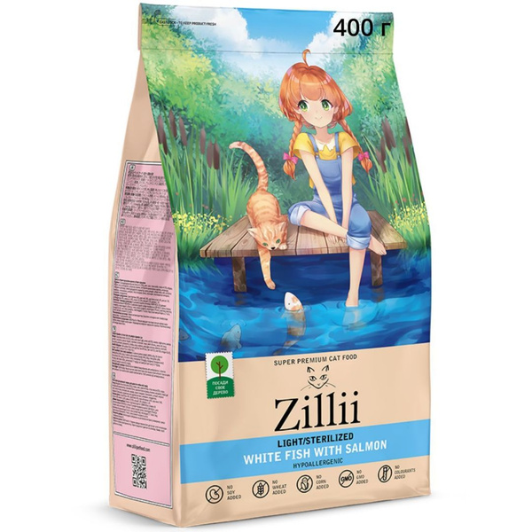 Сухой корм "Zillii" для стерилизованных кошек с Рыбой - купить с ...