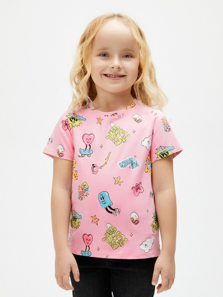 Футболка Acoola, размер 158, цвет разноцветный, хлопок 95%;эластан 5% - купить по выгодной цене ...