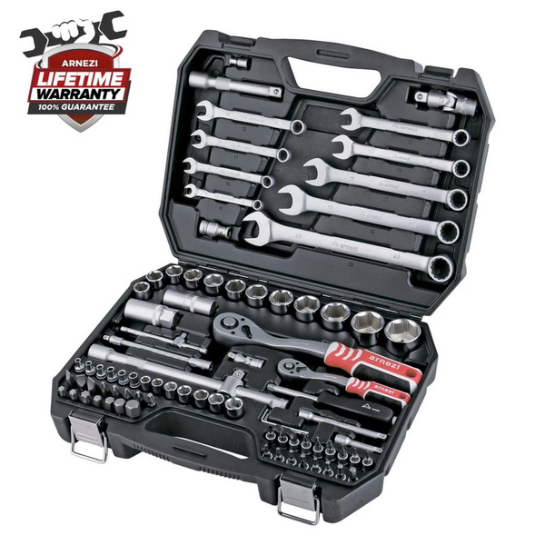 Набор инструментов Arnezi 82 предмета - купить по выгодной цене в интернет-магазине OZON ...