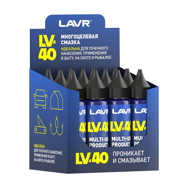 Смазка многоцелевая LV-40 30 мл. LAVR - купить в интернет-магазине OZON ...