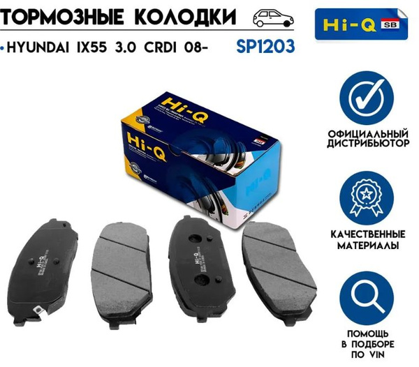 Колодки тормозные Sangsin Brake SP1203 Внутри - купить по низким ценам ...