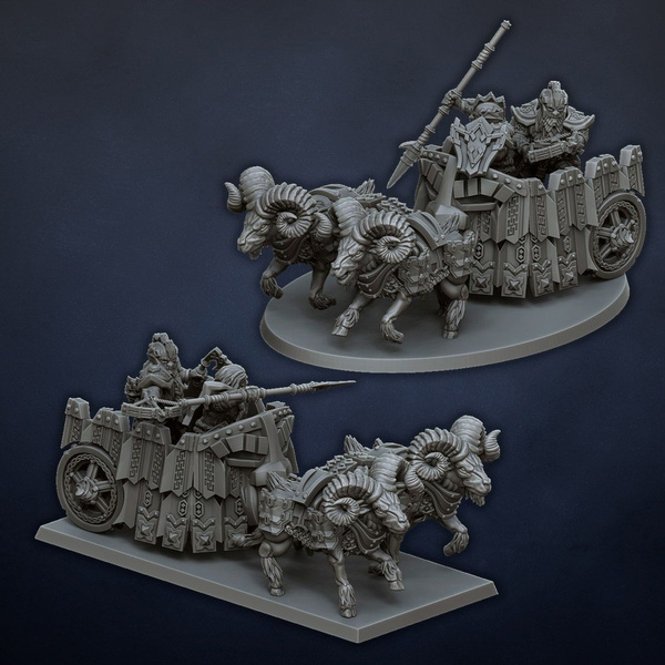 Миниатюра Warhammer Гномы Dwarf Chariot 2 - купить с доставкой по ...