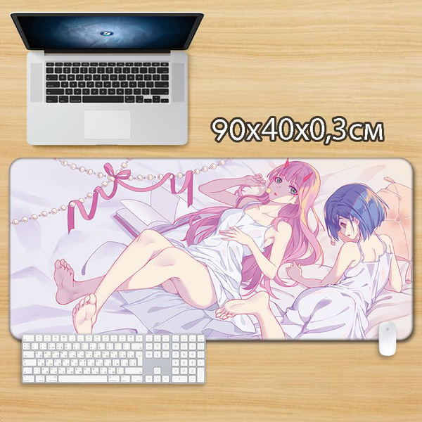Коврик для мыши в стиле Аниме Любимый во Франкcе, Zero Two 90x40x0.3см купить на OZON по низкой ...