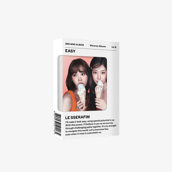 CD Альбом LE SSERAFIM - 3rd Mini Album EASY (Weverse ver.) (B) - купить ...