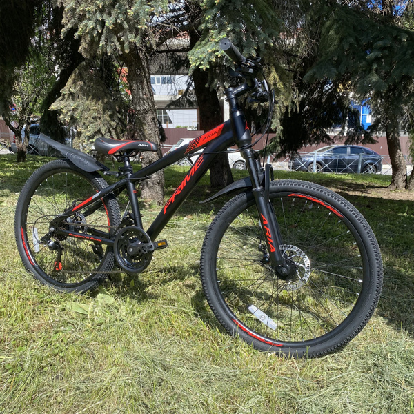 Велосипед горный 24" PRIME MS244D рама 13" черно-красный / на рост 125 ...