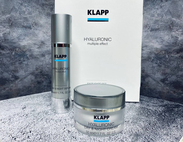 KLAPP Cosmetics Набор, крем и сыворотка HYALURONIC Face Care Set, 50 мл+50 мл - купить с ...