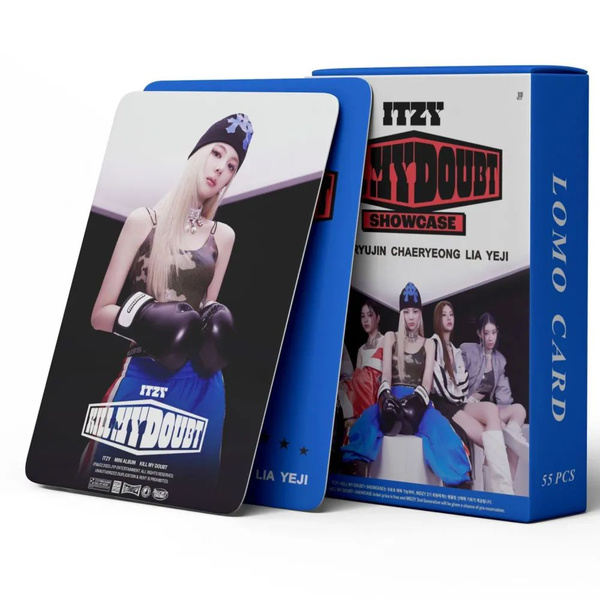 K-pop карточки Itzy, альбом KILL MY DOUBT BET ON ME коллекционные кпоп карты, набор 55 штук ...