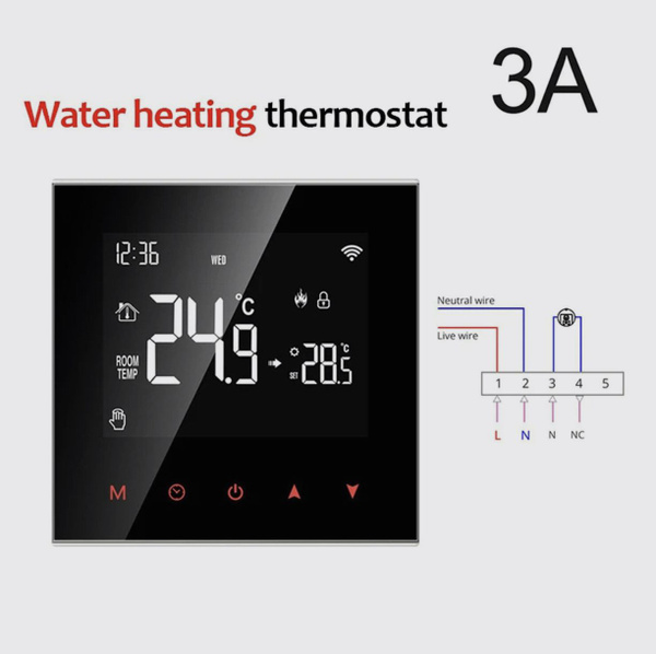Умный термостат WT-100-BH-3A Wi-Fi - купить с доставкой по выгодным ...