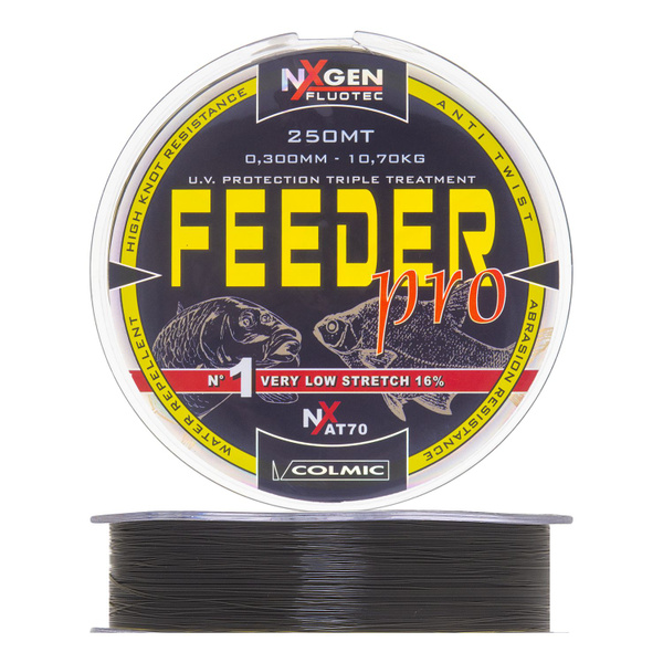 Монофильная леска для рыбалки COLMIC AT70 – Feeder Pro, 1 шт. по 250 м ...