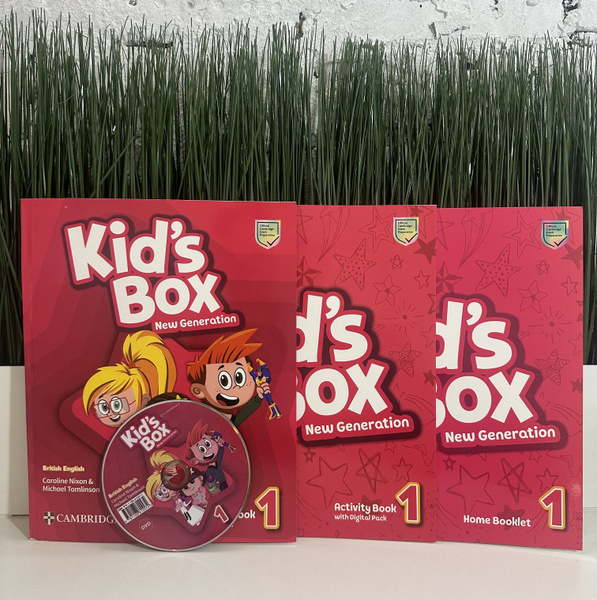 KIDS BOX 1 NEW GENERATION комплект из 3х книг PB+AB+Home Booklet+DISC ...