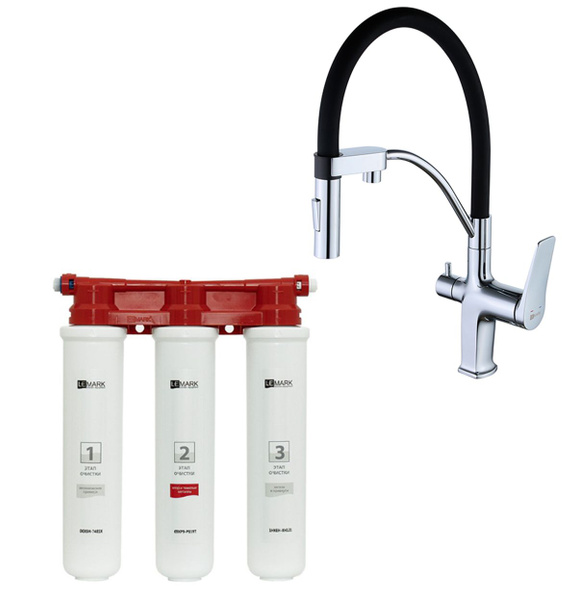 Смеситель Lemark BASIC Латунь - купить по выгодным ценам в интернет-магазине OZON (1583854362)