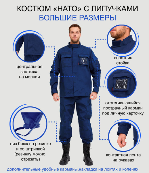 Костюм охранника НАТО, форма охранника - купить с доставкой по выгодным ...