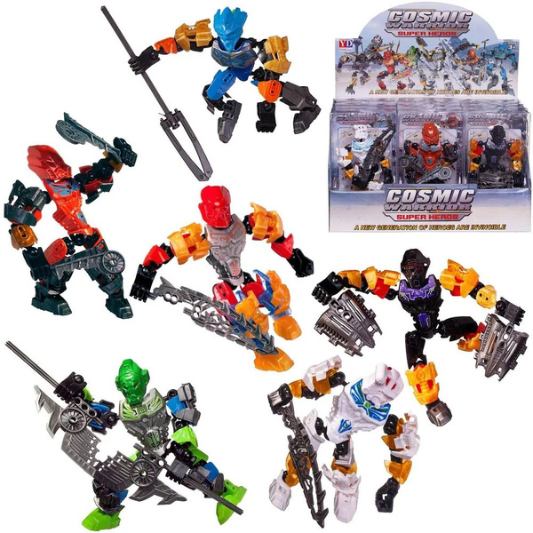 Робот-конструктор Junfa Космические воины супер-герои серия 4 6 видов, дисплей 12 шт - купить с ...