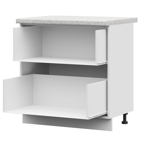 Корпус ШН2Я 800 шкаф нижн с 2 ящ Белый Без столешницы купить с