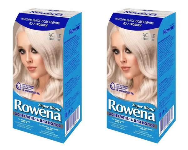 ACME COSMETICS Осветлитель для волос ROWENA SUPER BLOND, 2 шт - купить ...
