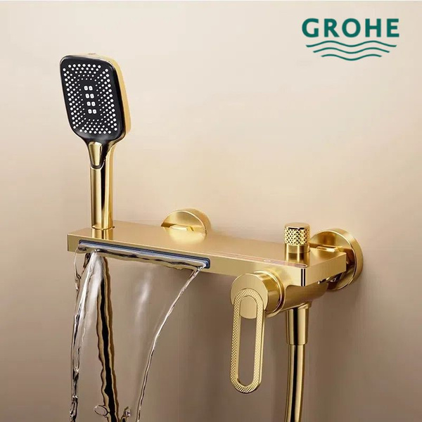 GROHE Душевой комплект душевая система, душевой комплект золотой ...