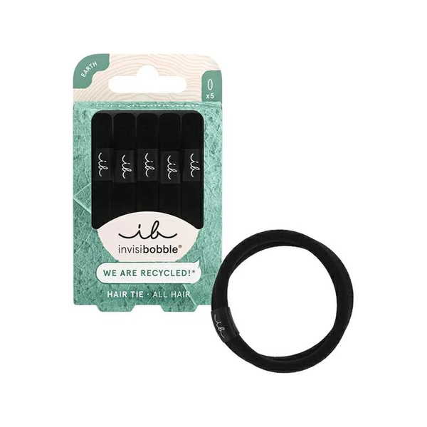 INVISIBOBBLE HAIR TIE EARTH BLACK, Эластичная резинка для волос HAIR ...