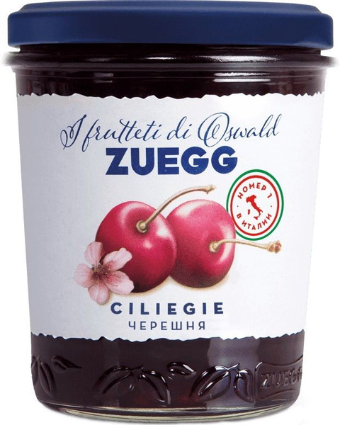 Конфитюр ZUEGG экстра Черешня 320г - купить с доставкой по выгодным ...