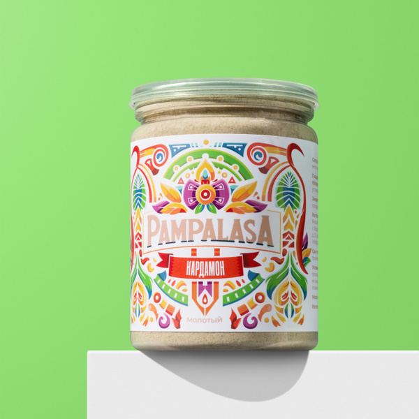 Кардамон молотый, высший сорт, 180 грамм, Pampalasa - купить с ...