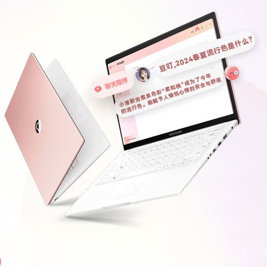 Ноутбук ASUS a bean 14 2024, прозрачный, розовый купить по низкой цене ...