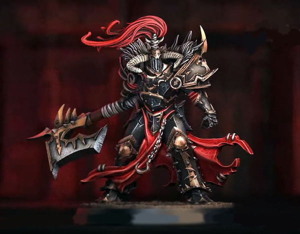 Deathbringer Воин Кхорна (40мм) Паладин Blades of Khrone Blood Warrior ...