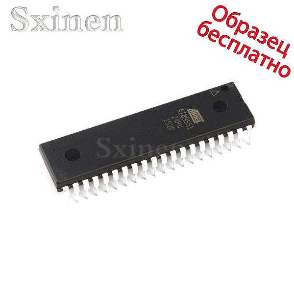 10 единиц / партий AT89S51-24PU DIP-40 8-битные флеш-микроконтроллеры - купить с доставкой по ...