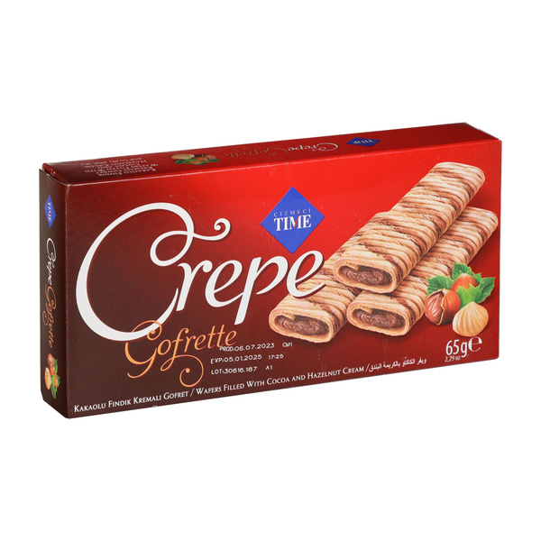 Вафли Cizmeci Time Crepe Фундук 65 г купить на OZON по низкой цене (1614693256)