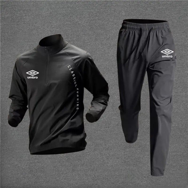 Костюм спортивный Мужской UMBRO Спортивный черный, размер 46, 48 Полиэфир На любой сезон ...