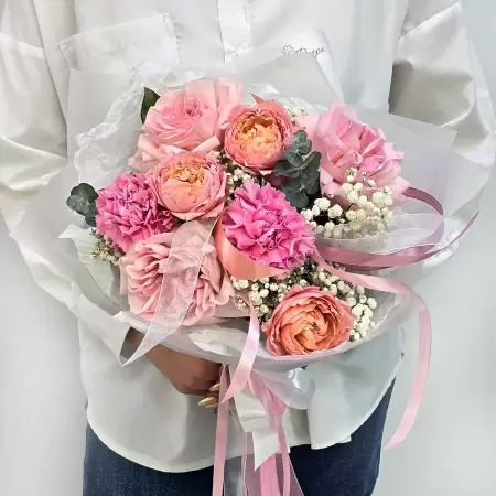 Роза, Гвоздика, цвет разноцветный, 7 шт купить по выгодной цене в ...