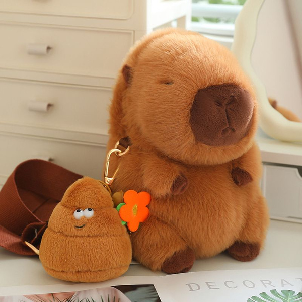 Мягкая игрушка Рюкзак для куклы-капибары Capybara - купить с доставкой ...