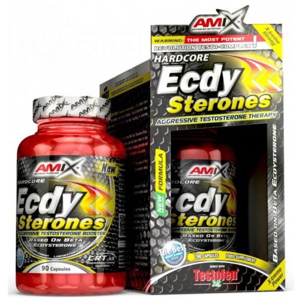 Тестобустер Amix Ecdy-Sterones поддержка уровня тестостерона, 90 капсул ...