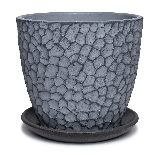 Miss Pots Горшок для цветов, 13 см х 14.5 см х 14.5 см, 1.3 л, 1 шт ...