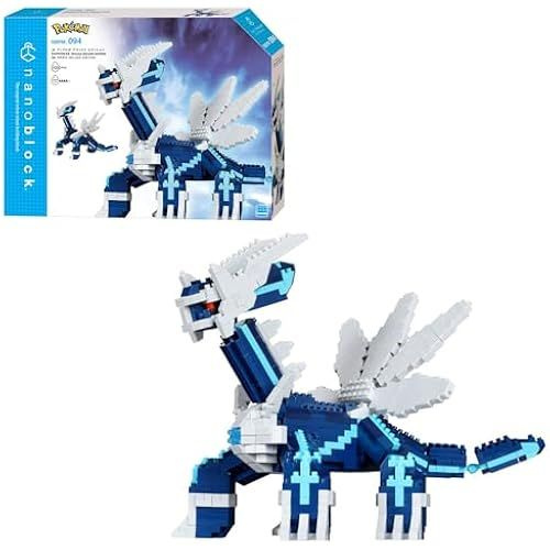 Nanoblock NBPM-094 Набор строительных блоков Pok mon Deluxe Dialga, уровень навыка 4, 1020 ...