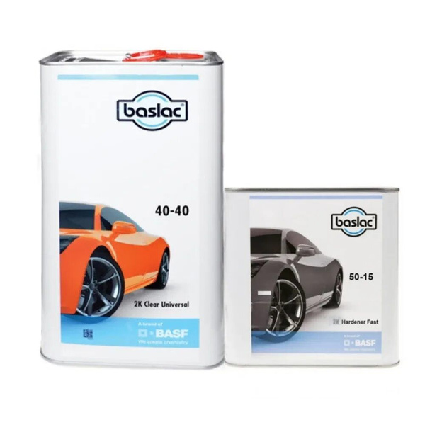 Лак Baslac BASF 40-40 5л с отвердителем 50-15 2.5л купить на OZON по ...
