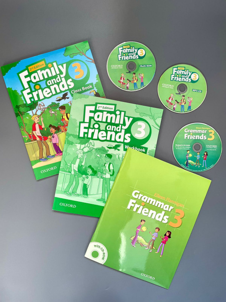 Family and Friends 3 +Grammar friends 3 Учебник + Рабочая тетрадь ...